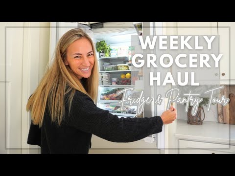 Weekly Grocery Haul + a full Pantry + Fridge Tour 🌿 healthy meal ideas 2026 