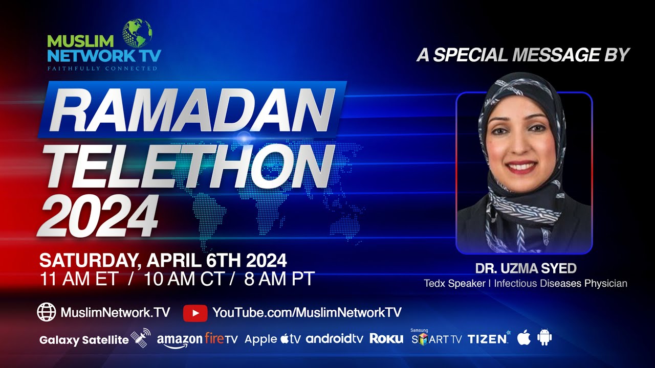 Dr. Uzma Syed on Muslim Network TV's Ramadan Telethon - YouTube