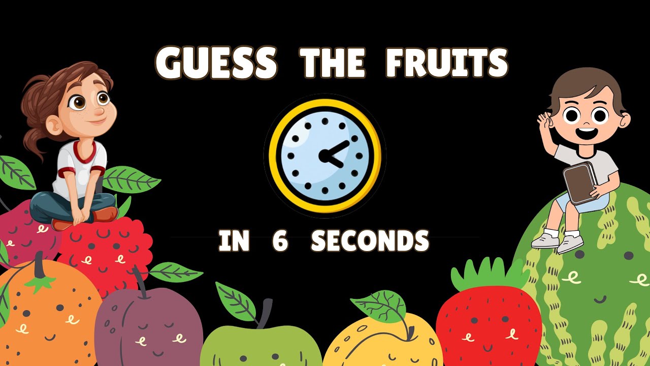 Fruits Quiz for Kids | Guess the Fruit Game with Pictures & Sounds ...