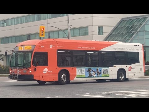 MiWay | 2019 Novabus LFS HEV 1904 Route 101 W Dundas Express to South ...
