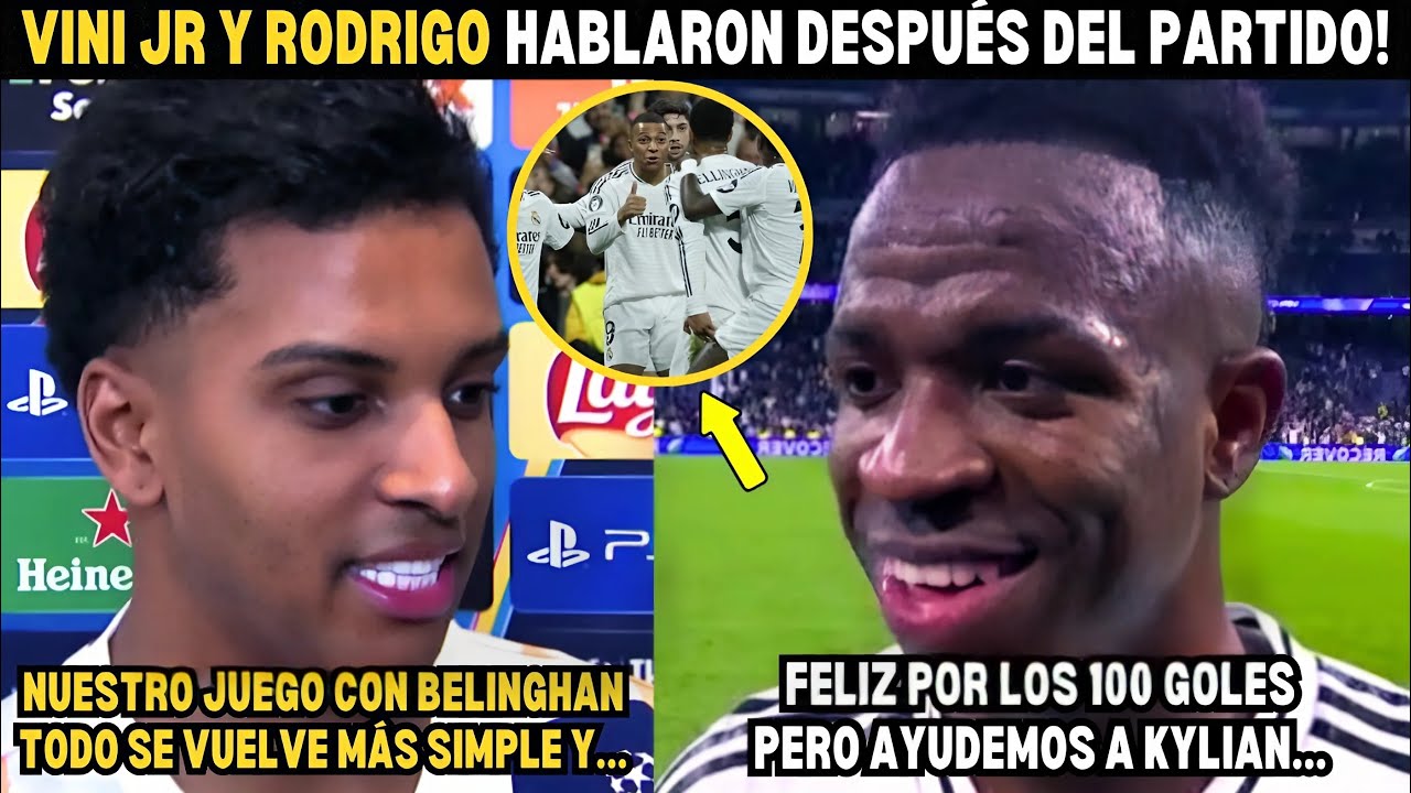 🚨¡DIOS MÍO, MIRA LA HUMILDAD DE VINI JR Y RODRIGO, MIRA LO QUE DIJERON ...
