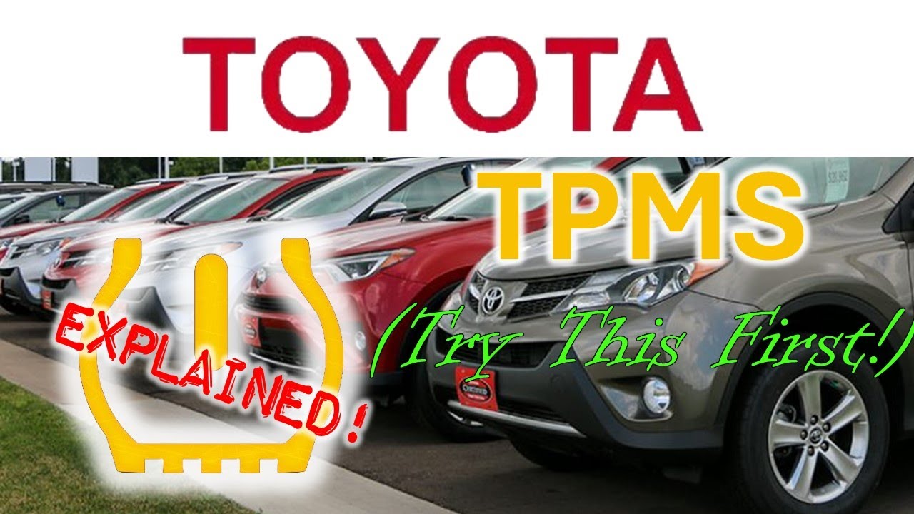 Toyota TPMS Issues EXPLAINED! Try This BEFORE Spending Any Money! - YouTube