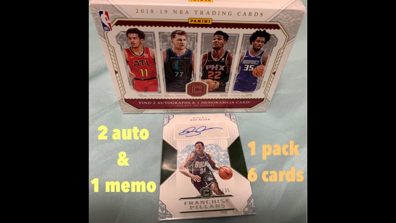 2018-2019 CORNERSTONE BASKETBALL HOBBY BOX BREAK! sICK RAY ALLEN ...