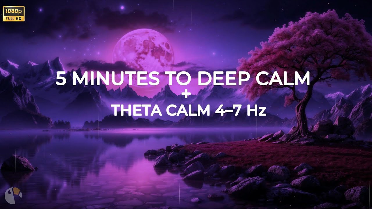 Relax First, Sleep Faster | Calimba & Forest Rain for Deep Calm - YouTube
