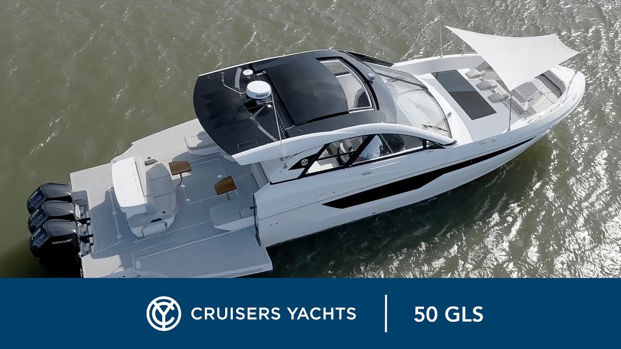 Cruisers Yachts 50 GLS | Adventure-Seeking Outboard Bowrider - YouTube