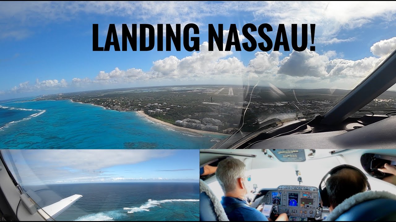 Private Jet to the Bahamas-Landing Nassau! - YouTube