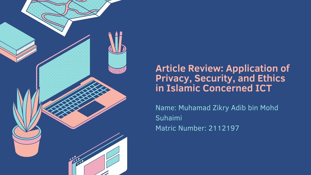 INFO 4304: ICT AND ISLAM Article Review - YouTube