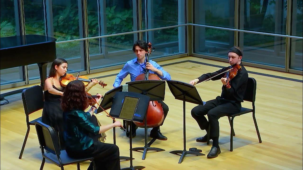 CIM New Music Ensemble: Charles Ives (1874-1954) - String Quartet No. 2 (1907-13) - YouTube