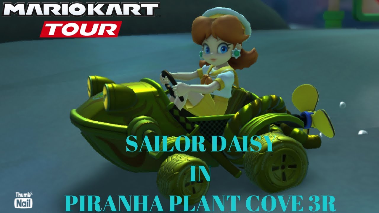 Mario Kart Tour - Sailor Daisy in Piranha Plant Cove 3R - YouTube