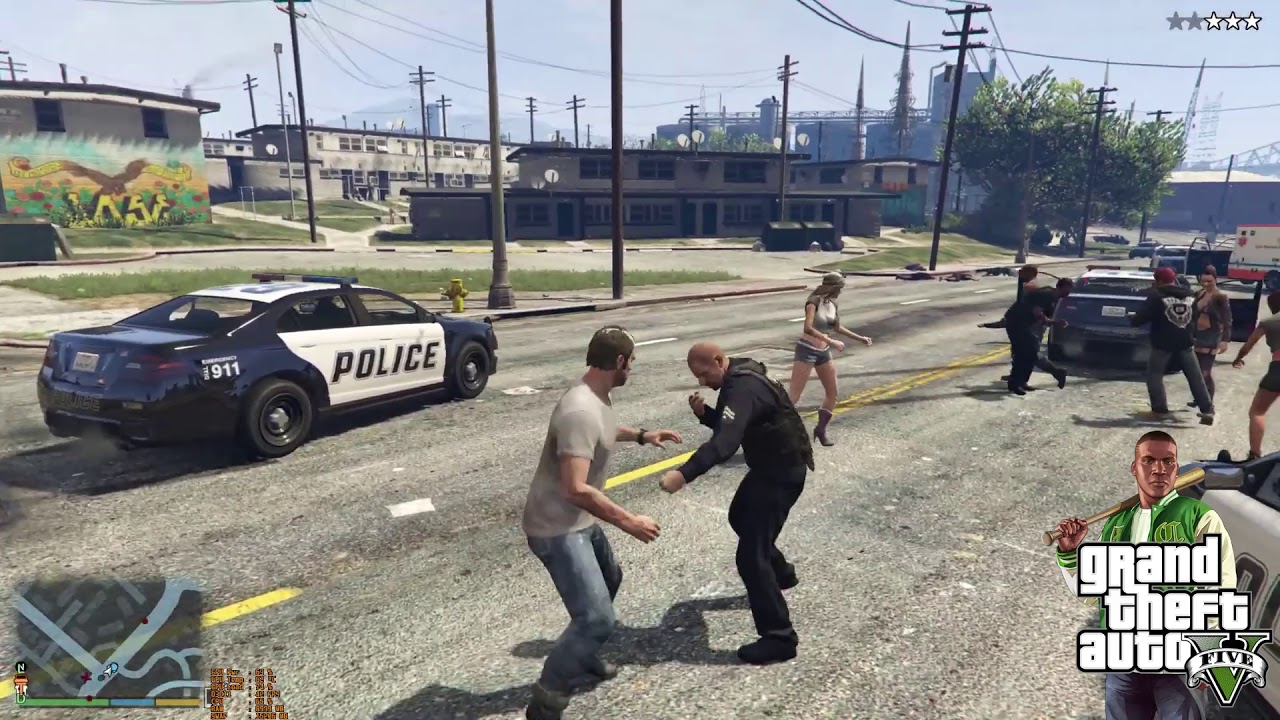 GTA V : Street Fight P3 - YouTube
