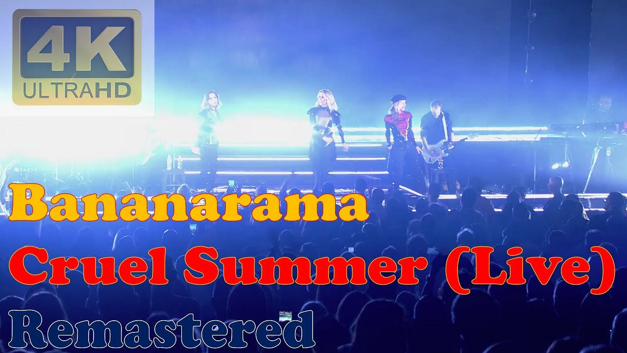 BANANARAMA - CRUEL SUMMER LIVE (Remastered Audio) [4K Video] - YouTube