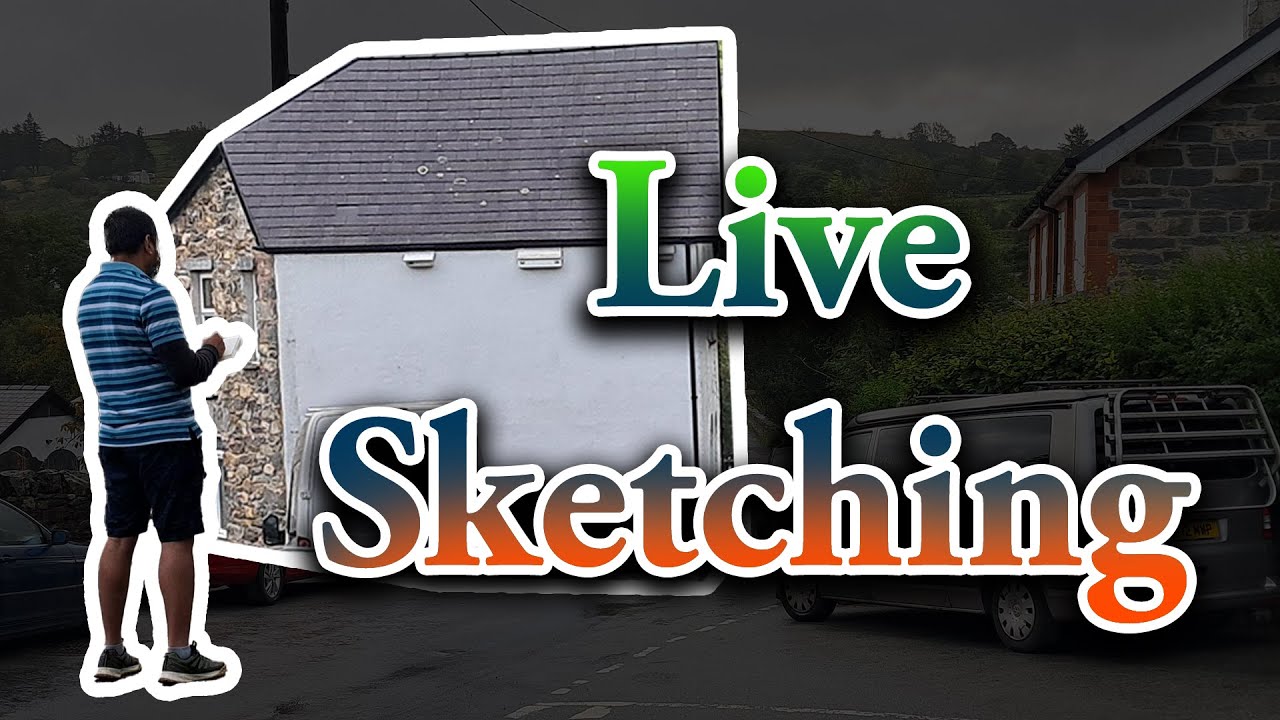 Drawing Beautiful Snowdonia Villages | Travel Sketches from the Welsh ...
