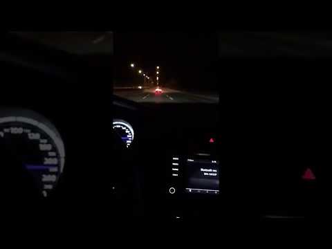Gece trafikte kapışma ama rakip çok güçlü