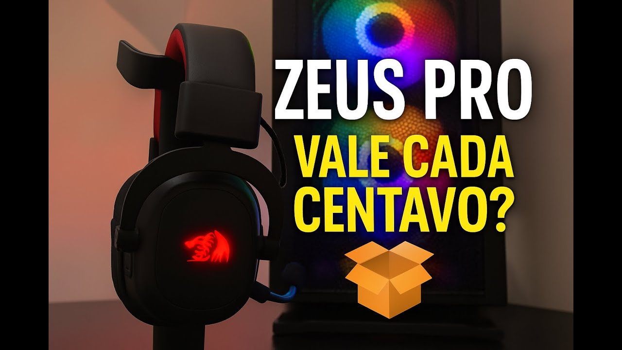 HEADSET ZEUS PRO REDRAGON - Unboxing e primeira impressão - YouTube