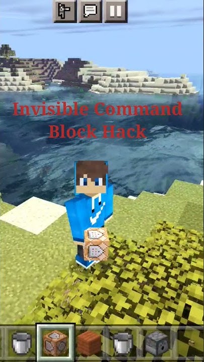 Invisible Command Block Hack. Mobs Also Can't See You #Shorts # ...
