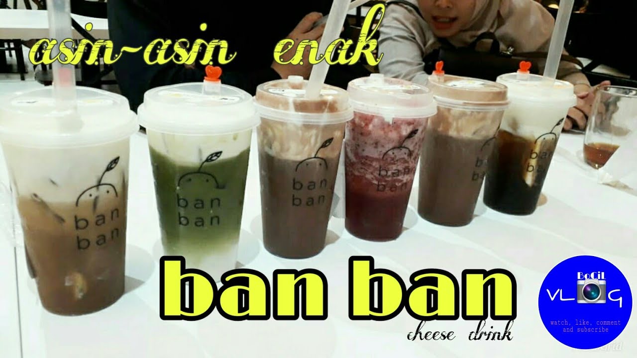 BAN BAN CHEESE TEA - Sensasi Minum Keju 🧀 - YouTube