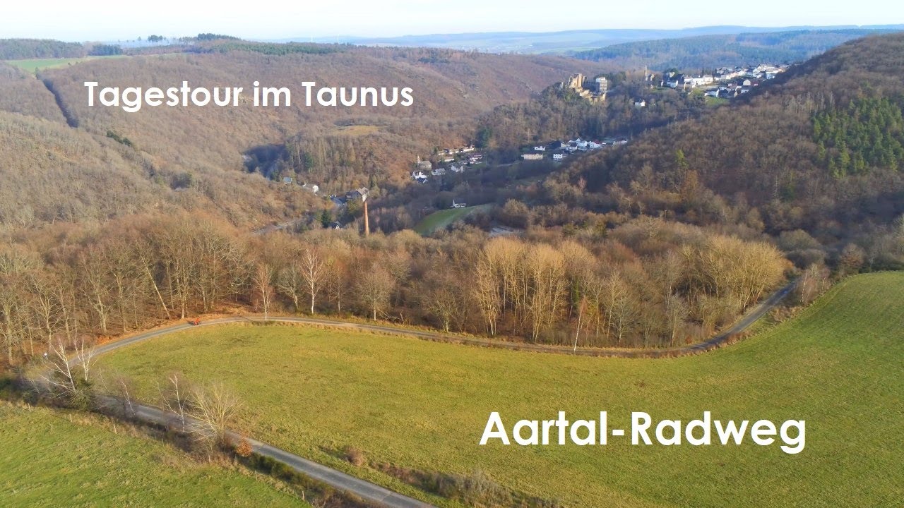 Tagestour im Taunus: Aartal-Radweg - YouTube