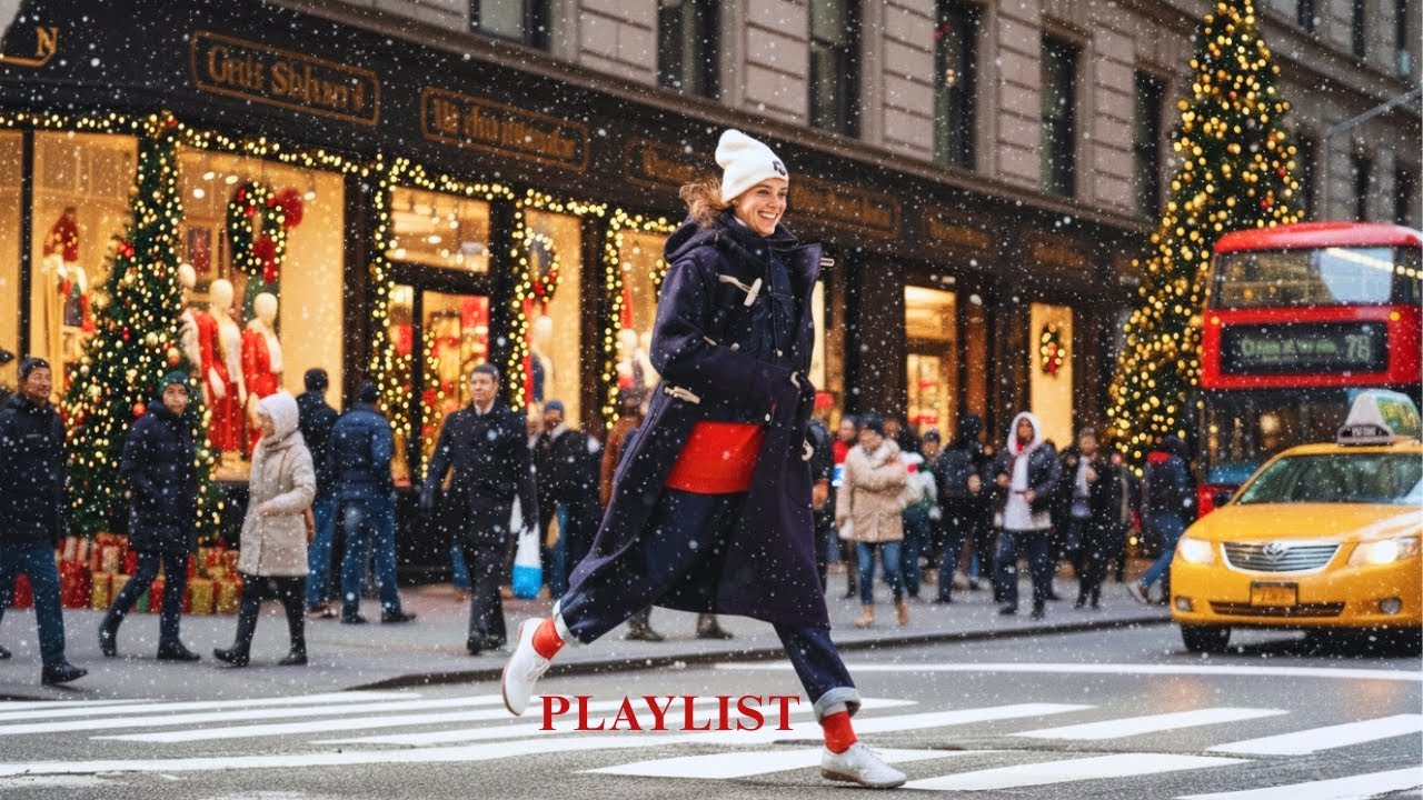 Playlist 🎧 요즘 뉴욕🇺🇸 거리에서 들리는 크리스마스 팝송🎄Christmas Jazzㅣ카페 · 노동요 플레이리스트