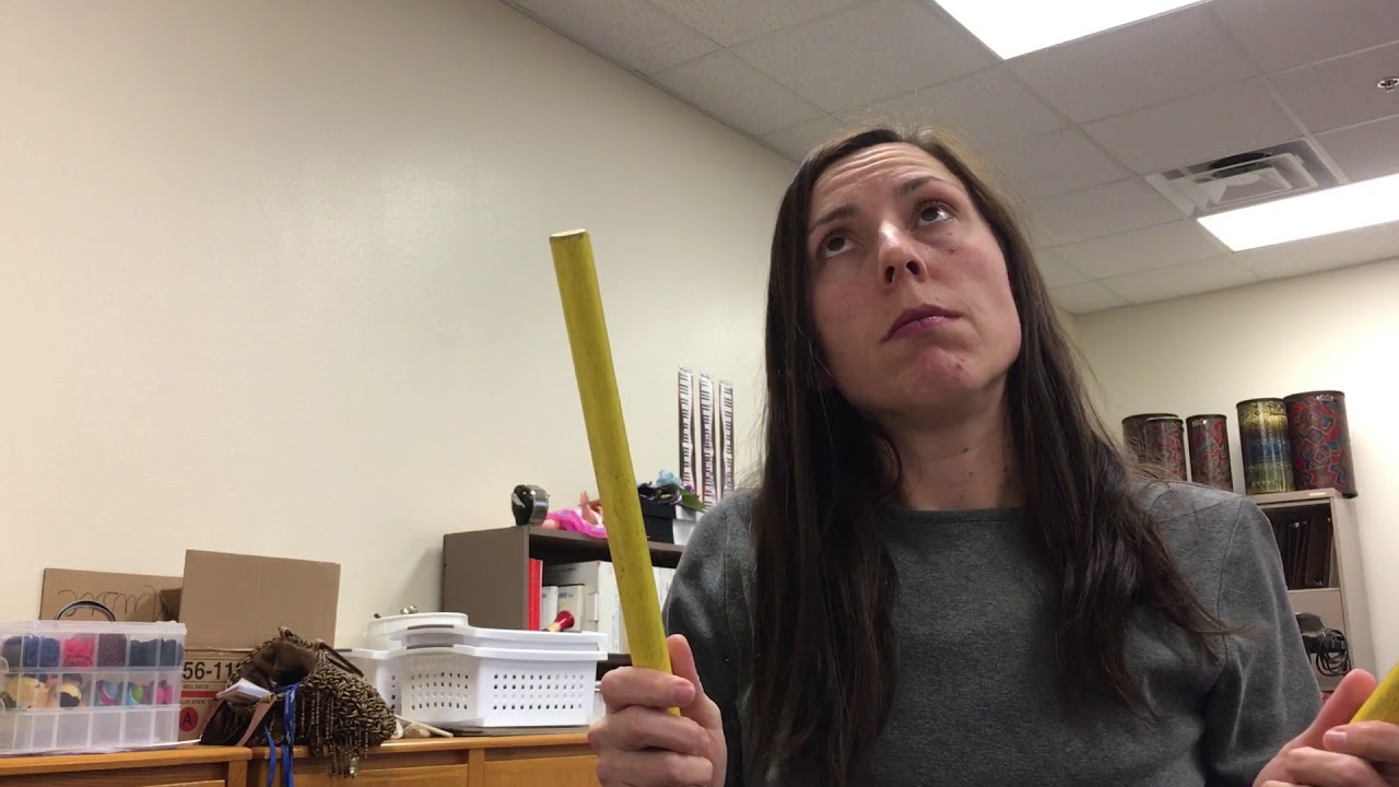 Up on the Housetop stick routine - YouTube