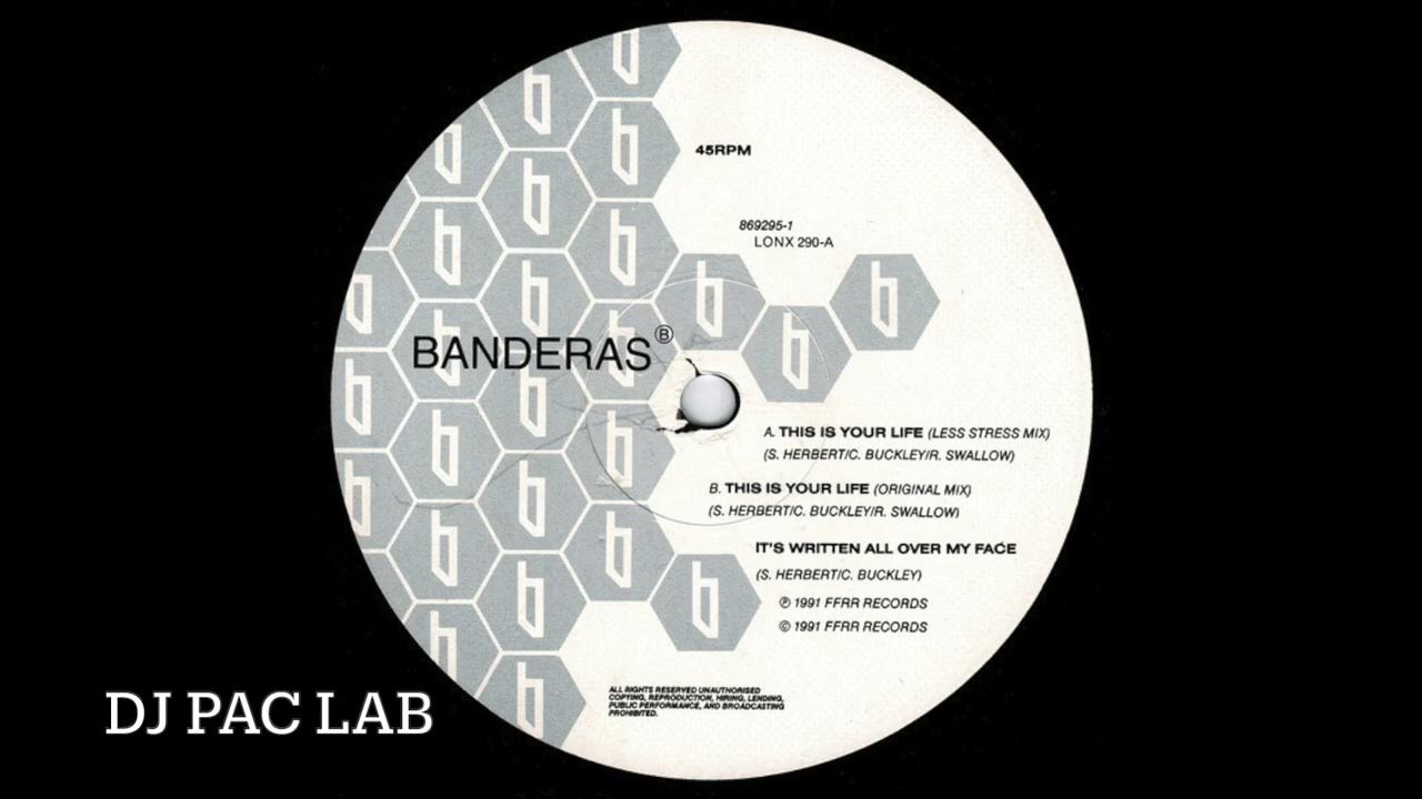 Banderas - This Is Your Life (Less Stress Pac Lab Revibe) 1991 - YouTube