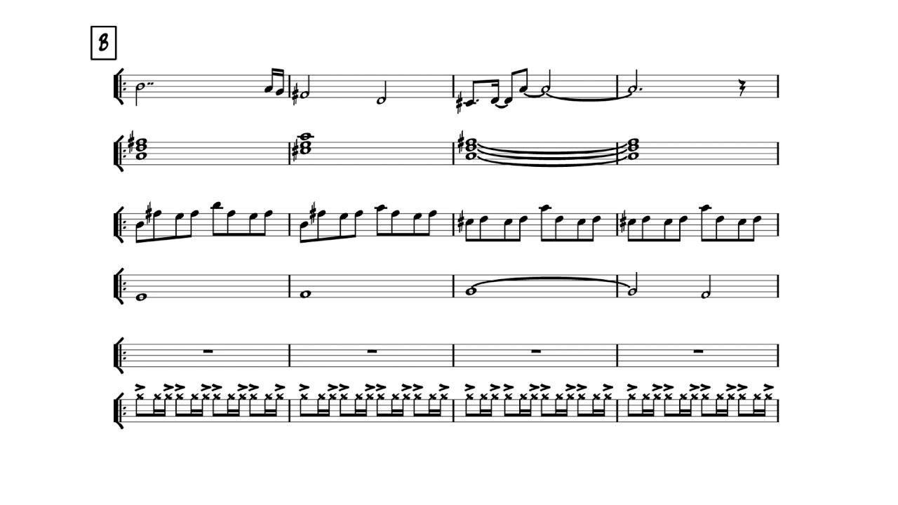 Chrono Trigger Main Theme ORIGINAL SHEET MUSIC - YouTube
