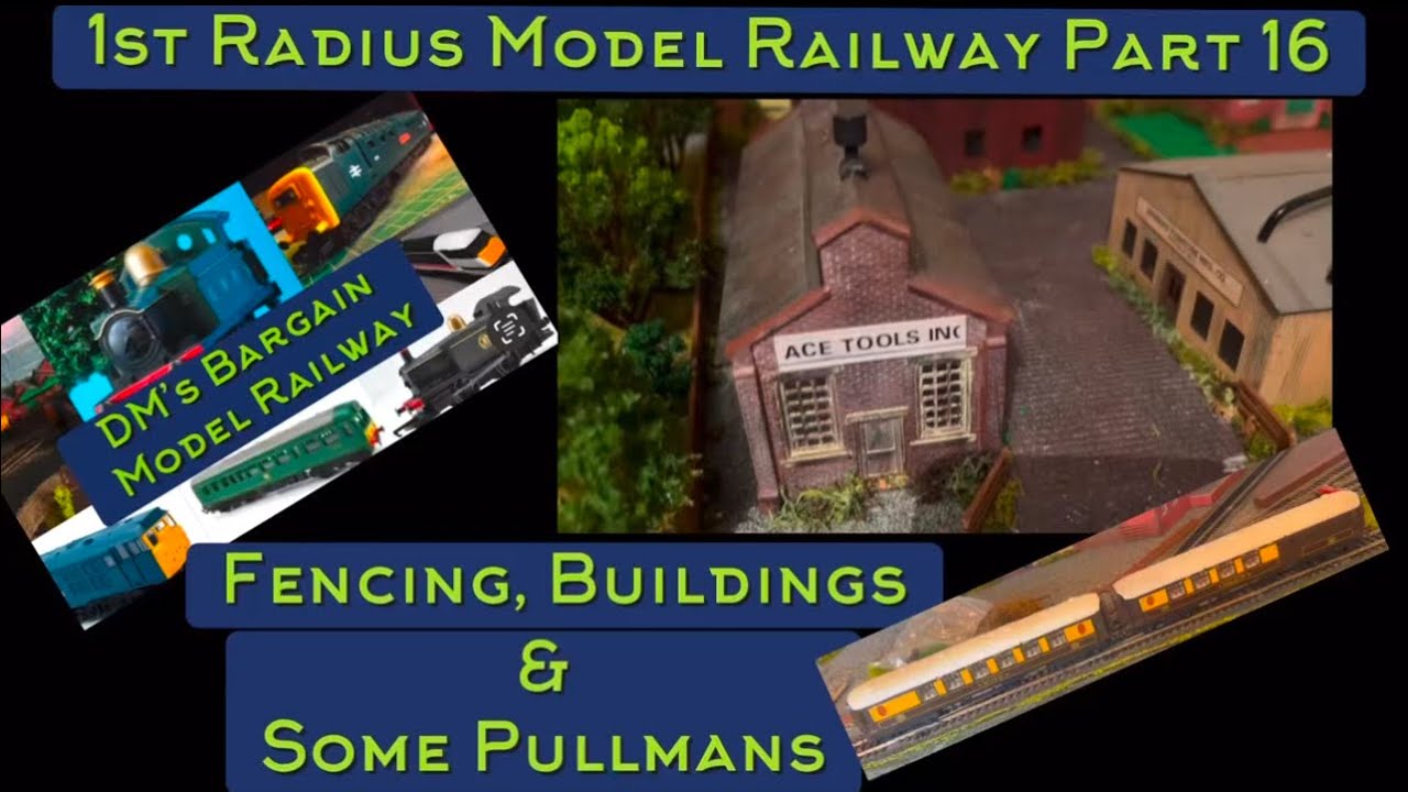 Hornby 1st Radius Model Railway Layout Part 16 - YouTube