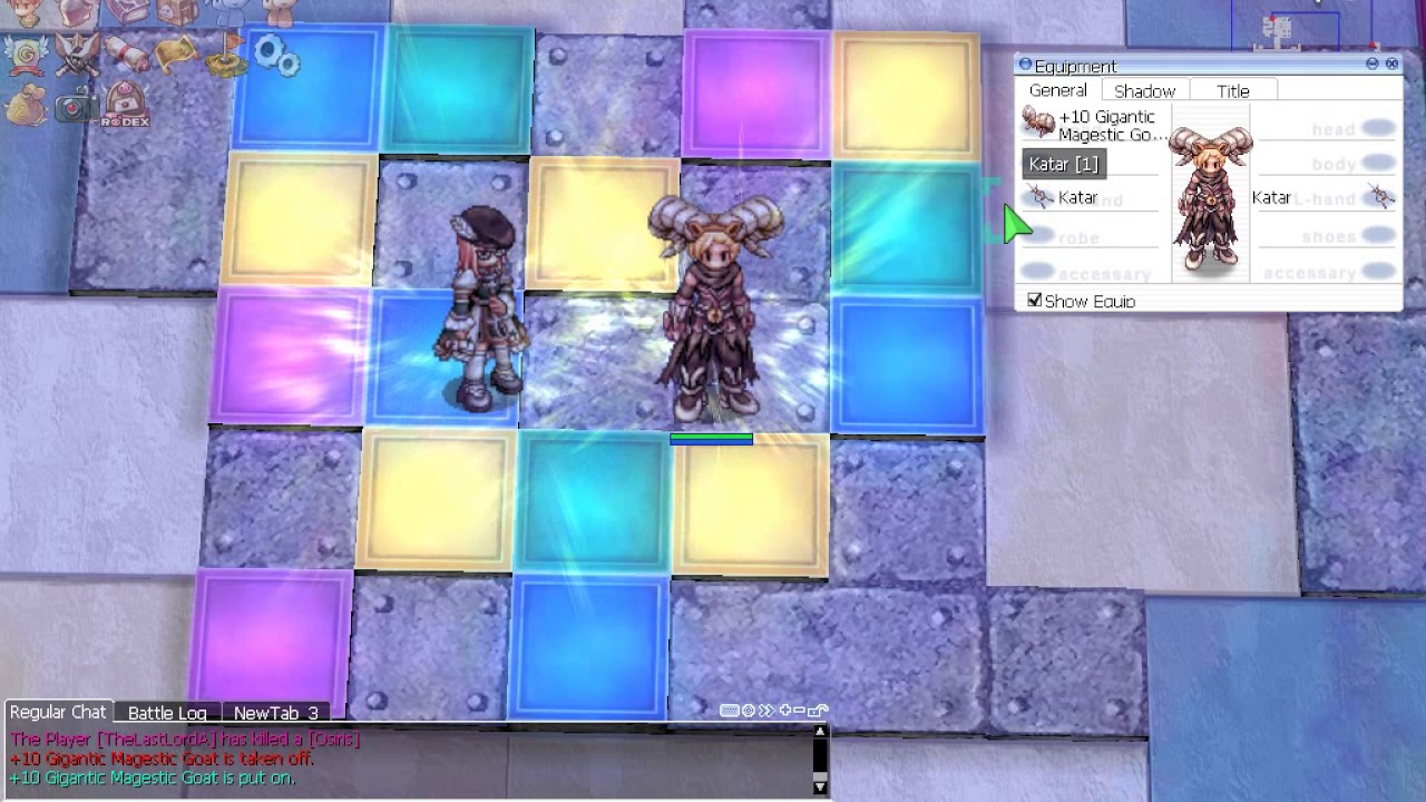 test Gigantic magestic goat Ragnarok neoon - YouTube