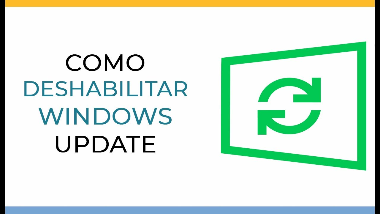Como deshabilitar Windows update 🥇 en 2022 ️ - YouTube