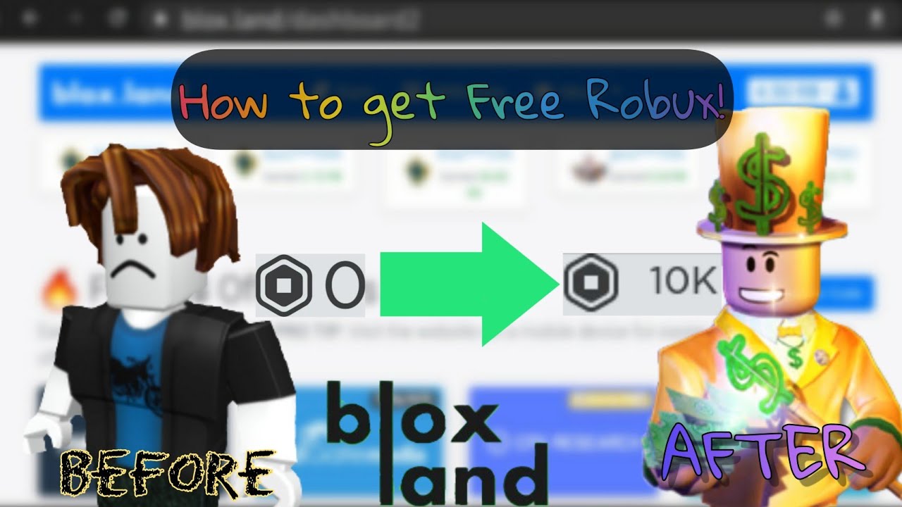 How to EARN FREE Robux with blox.land!!🤑(Very Easy!) - YouTube