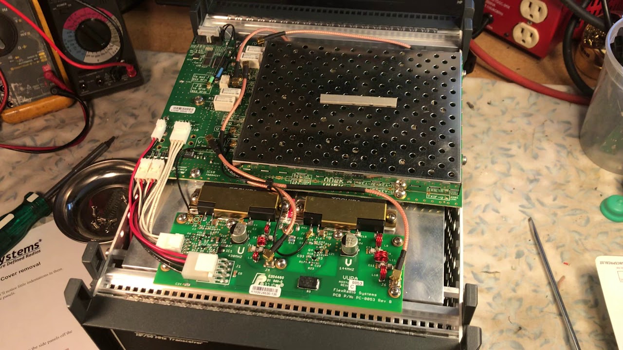 Flex Radio Flex-5000A with Flex-VU5K installed.. - YouTube