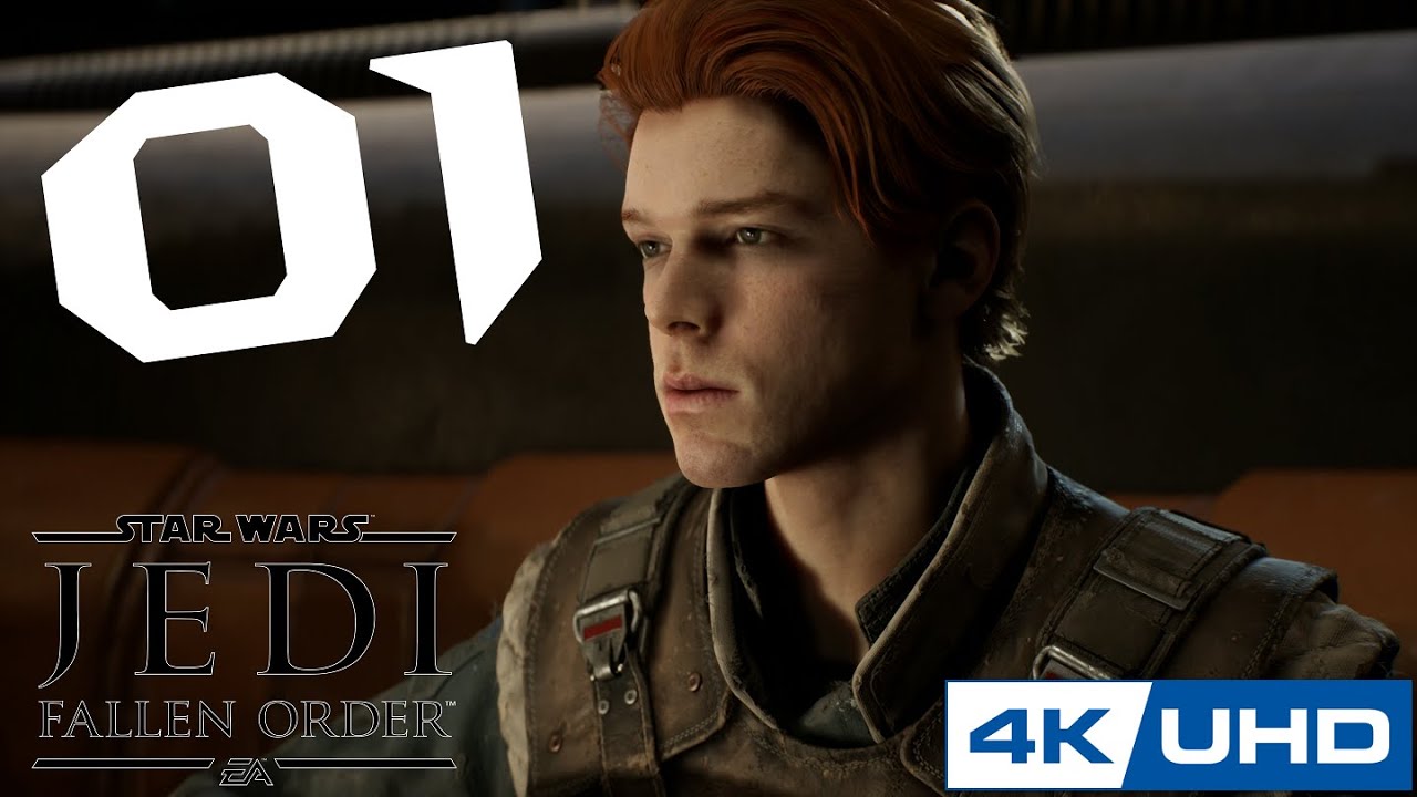 [4K] Star Wars Jedi: Fallen Order - 100% Playthrough - Part 1 - INTRO ...