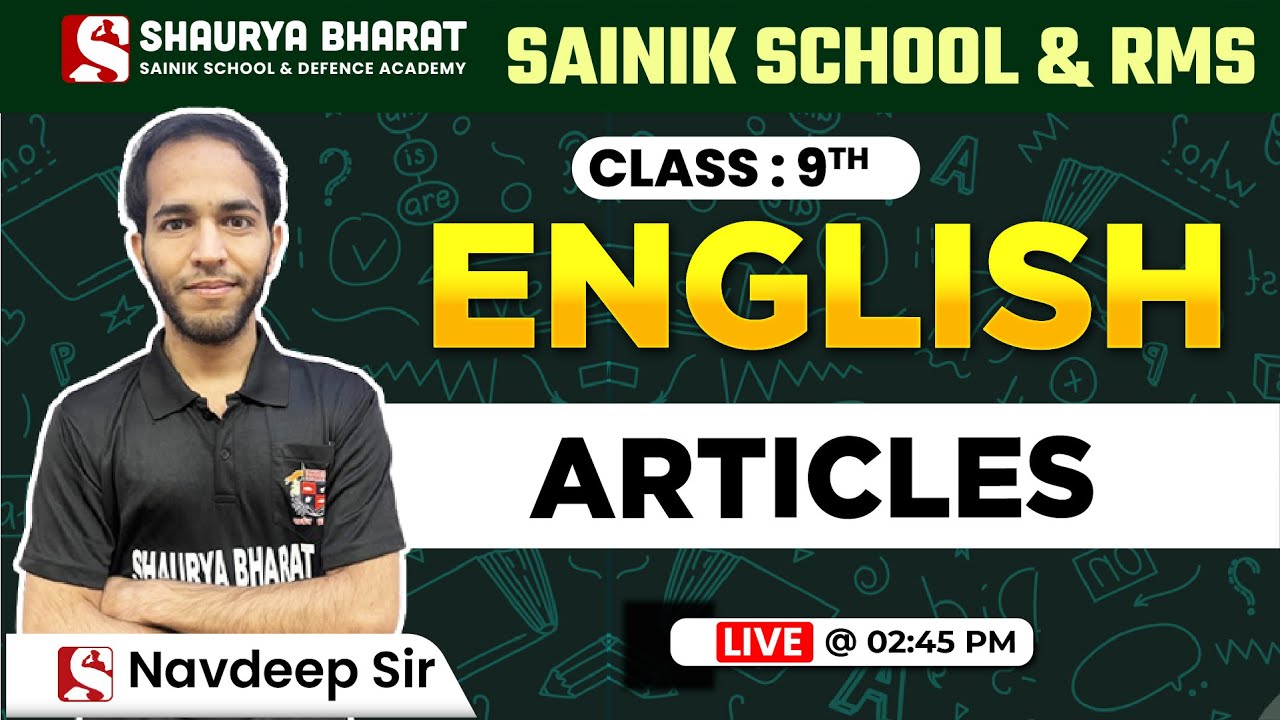 Articles - English class for Sainik School and RMS Class 9th by Navdeep ...