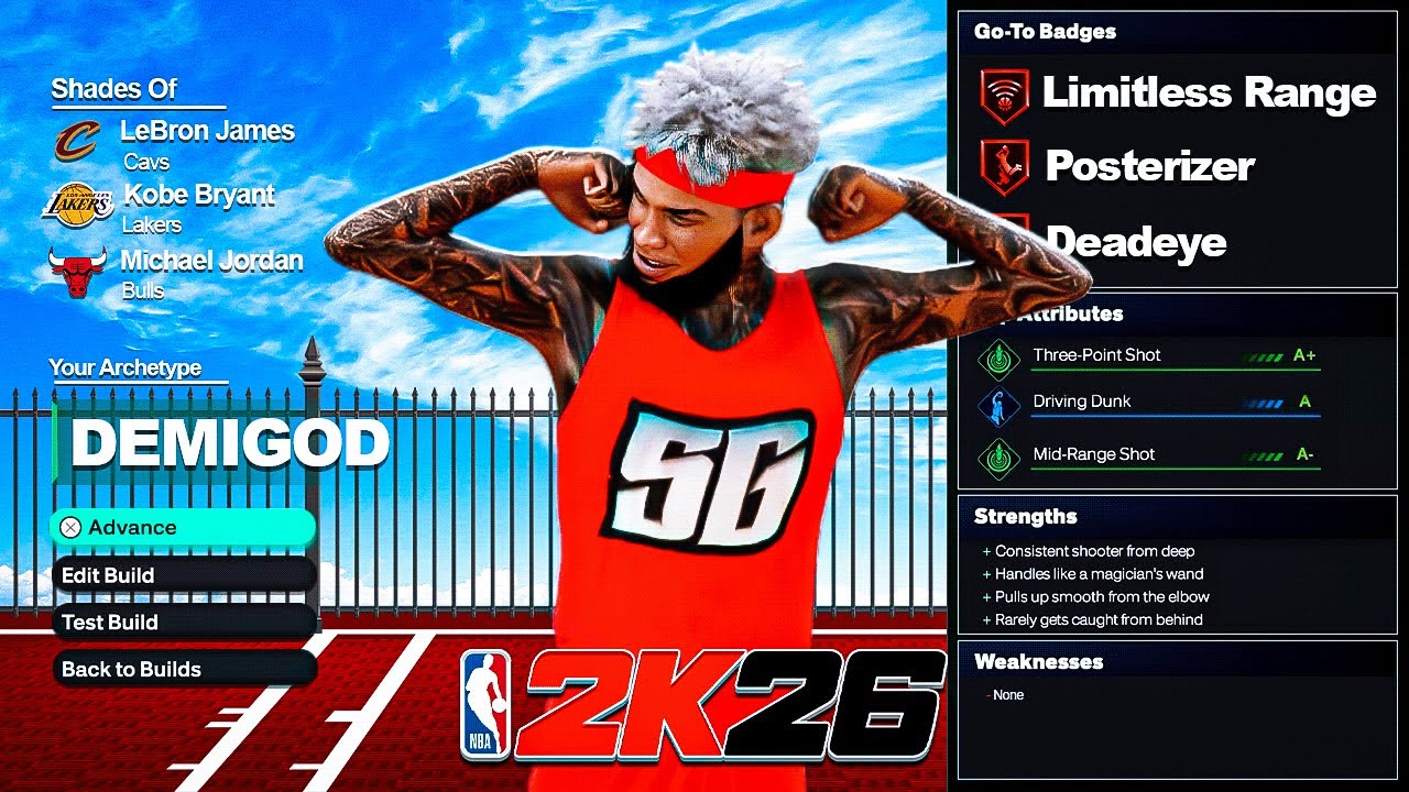 I MADE THE BEST 2K26 DAY 1 DEMIGOD BUILD! *NEW* MAX +2 BUILD ...