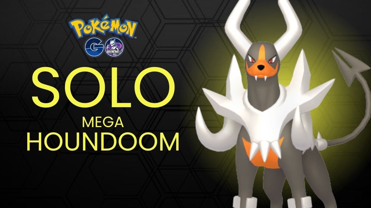 MEGA HOUNDOOM SOLO RAID no Pokémon GO - YouTube