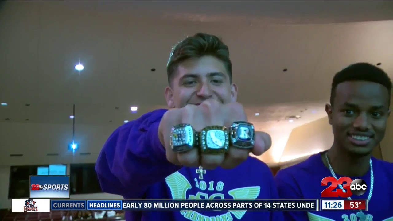 Ridgeview cross country team receives state championship rings - YouTube