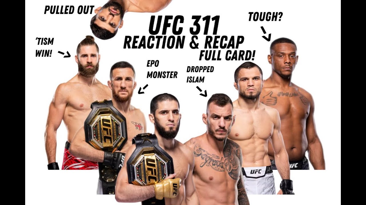 UFC 311 REACTION & RECAP FULL CARD BREADOWN - YouTube