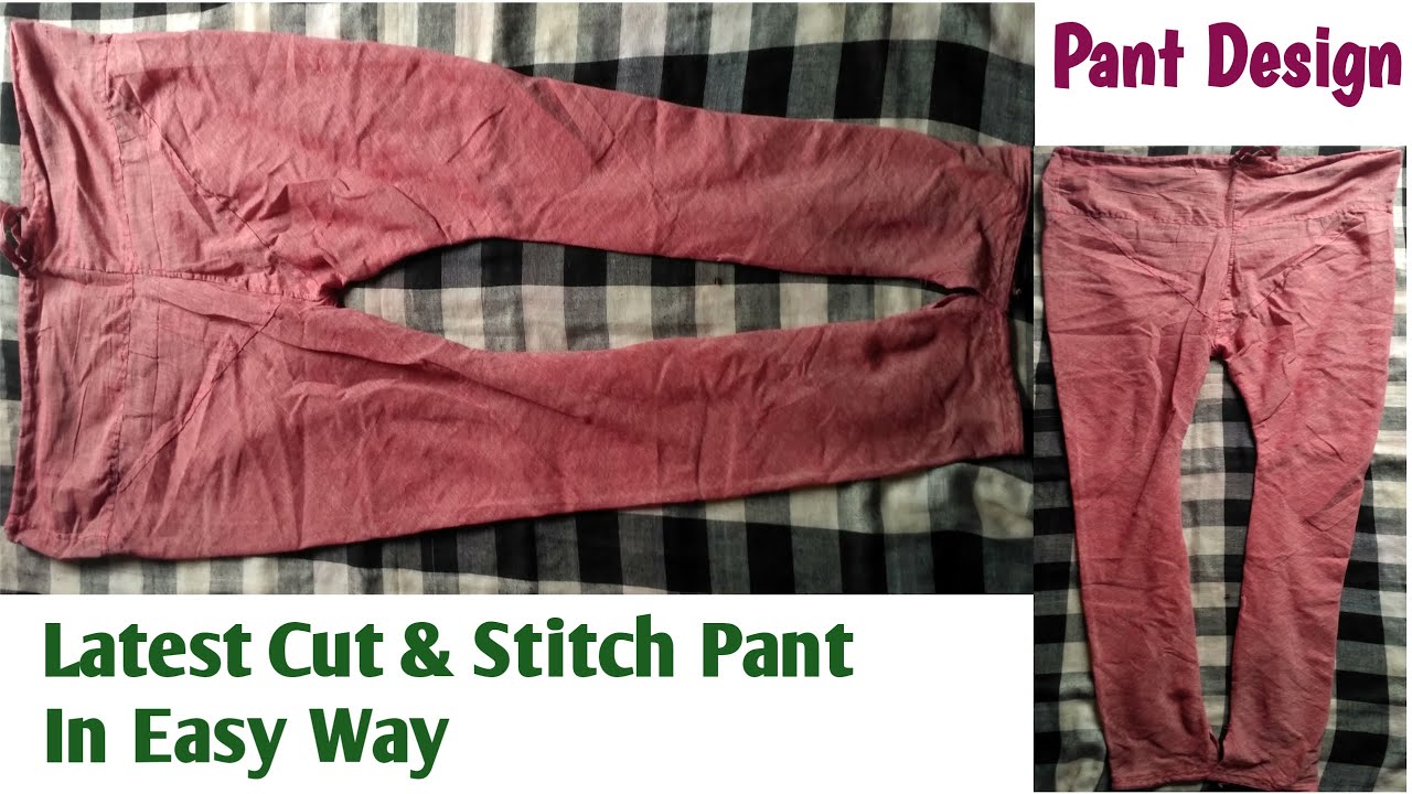 Chudi Pant || Dress Materials Chudi Pant Cutting Stitching || Pant Full ...