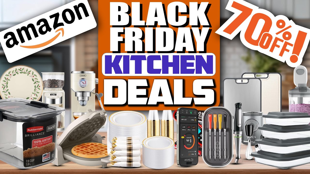 Mega 70% OFF! 20 Crazy Black Friday Amazon Kitchen Products Deals 2025 ...