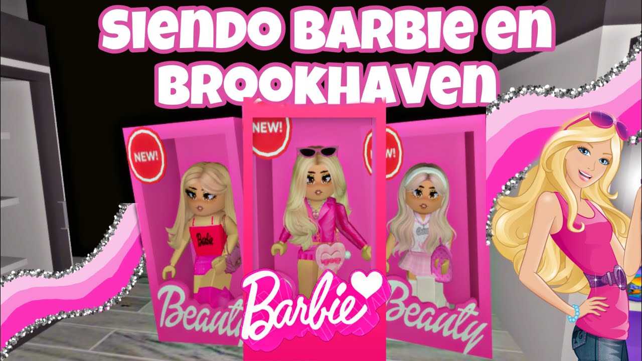 BARBIE EN BROOKHAVEN 👛💅🏻🛼 #roblox #barbie #gaming @elmundodeemely ...
