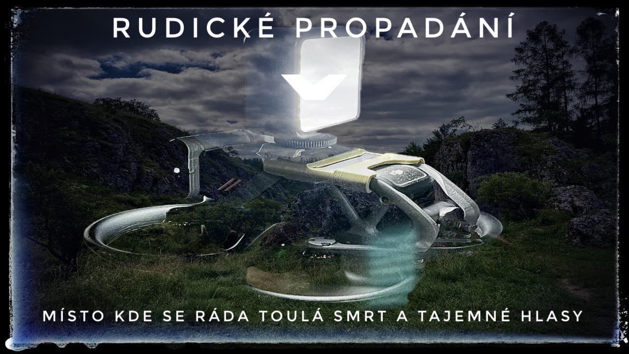Rudické propadání, malá vzpomínka a průlet jeskyně dronem 4K - YouTube