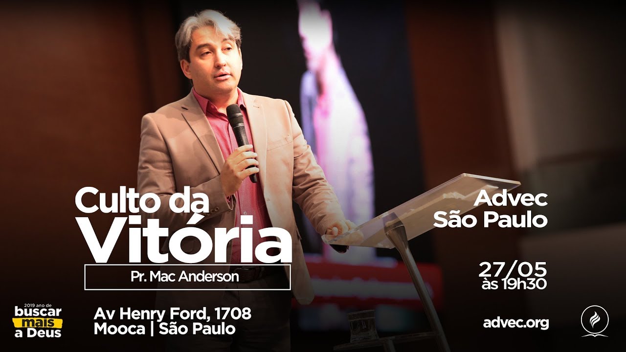 Culto da Vitória | Pr. Mac Anderson | 27 / 05 / 2019 - YouTube
