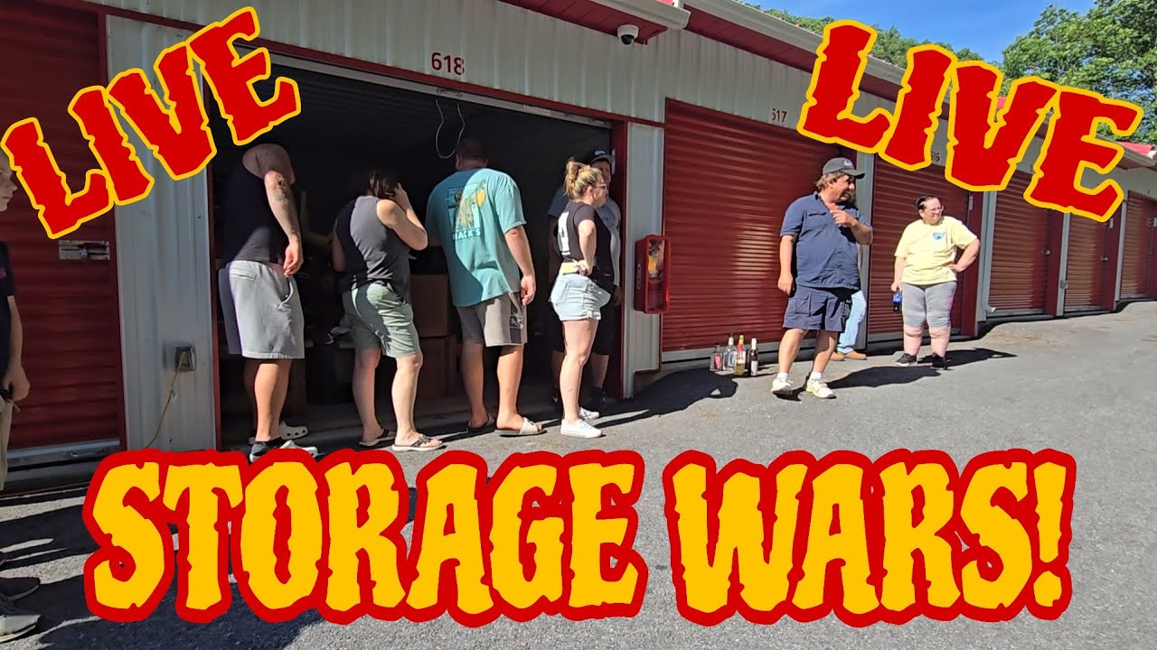 LIVE Storage Wars AUCTION In Shippenburg PA With @JnJFamilyFindsPART 3 ...