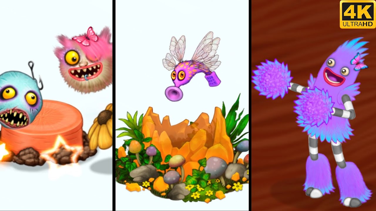 All Critters with Monsters/Decorations and other creatures (My Singing ...