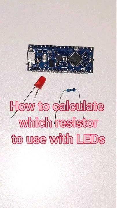 How to calculate which resistor for LEDs #arduino - YouTube