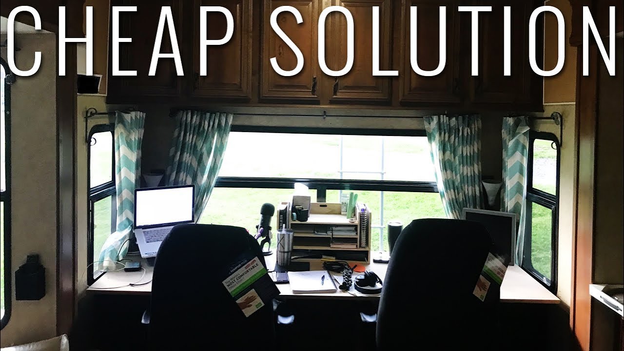 DIY RV DESK TABLETOP - YouTube