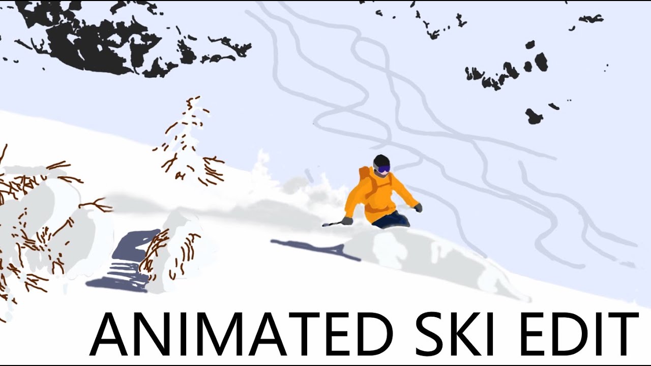 Animated Ski Edit - YouTube