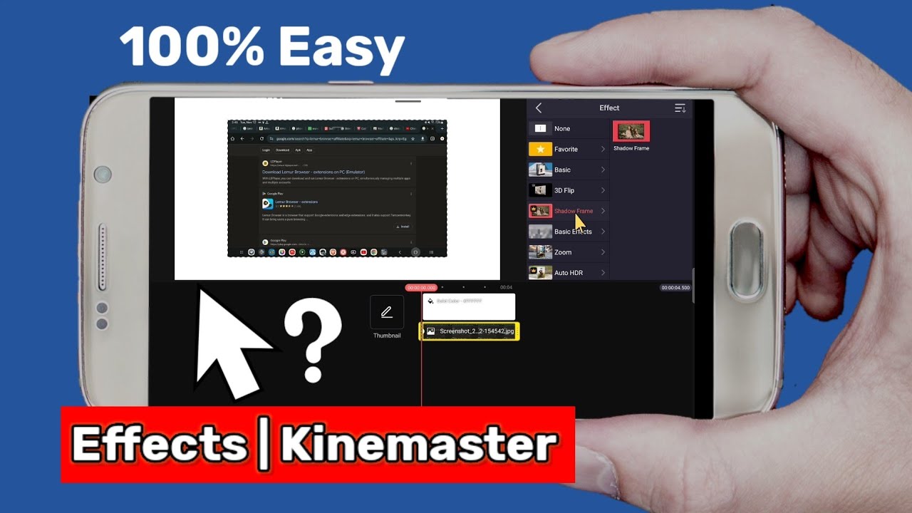 How to add effect in kinemaster App | how to use Kinemaster effects ...