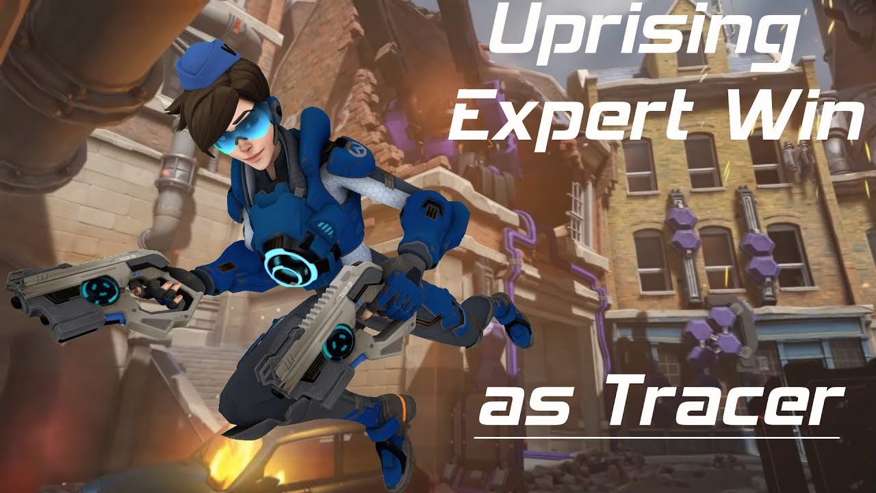 Overwatch: Uprising on Expert as Tracer - YouTube