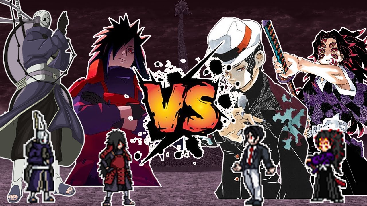 Uchiha Madara OP & Uchiha Obito OP VS Ultimate Demon King Muzan ...