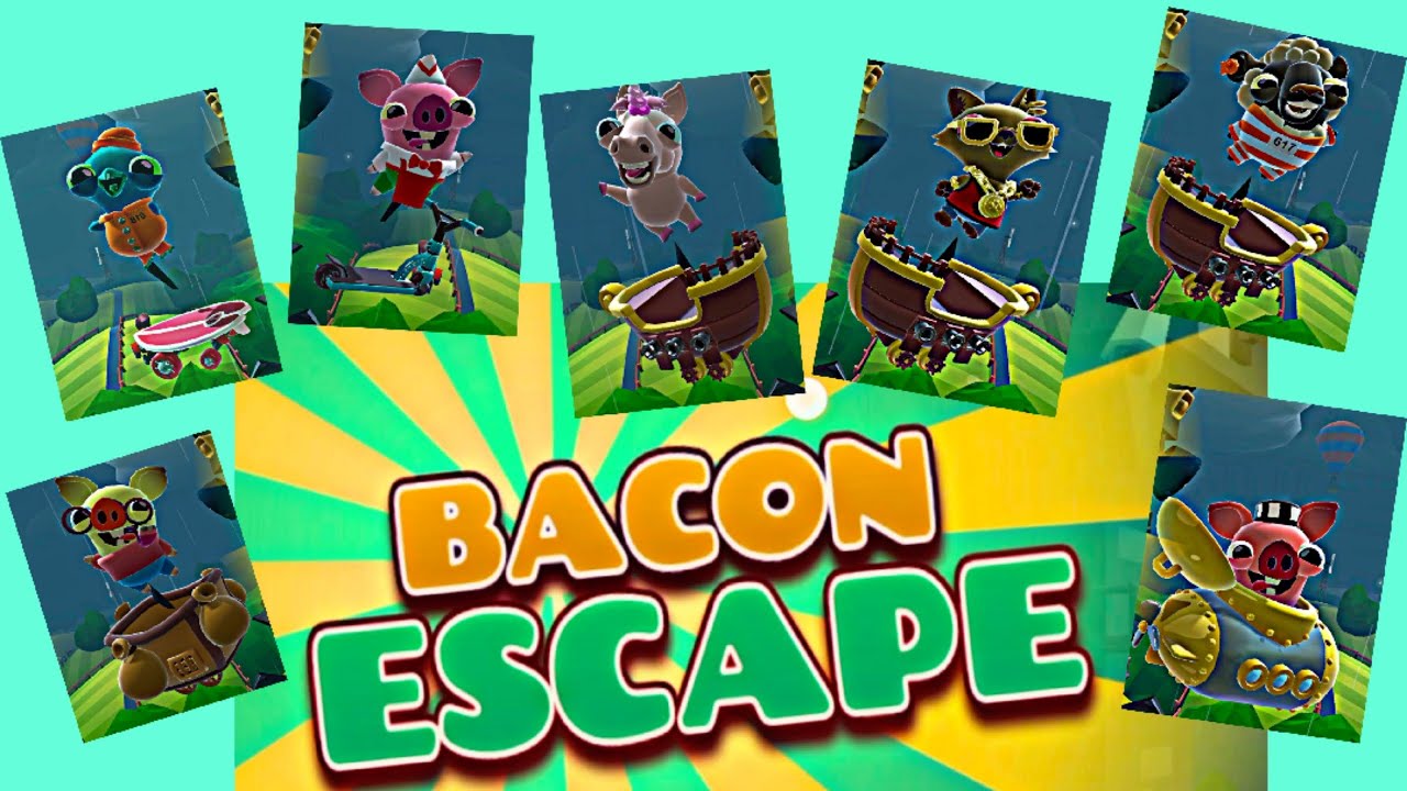 Bacon Escape Gameplay Level 11-20 - YouTube